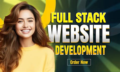 do website development build custom website design as full stack