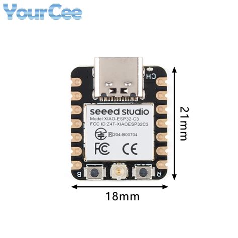 Seeed Studio Xiao Esp32 c3 Ble Wifi Módulo Placa De Desenvolvimento Sem Fio Minúsculo Mcu 4mb