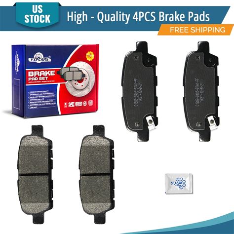 Yxpcars Bd1288 4pcs Rear Ceramic Brake Pads Set