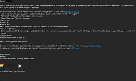 raised a case to acti form uk site they responded in french level