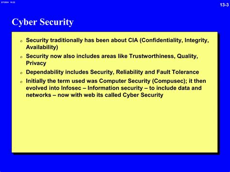 Information Security Lecture Slides Ppt