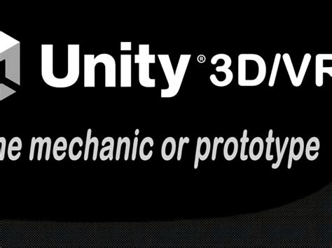 I Will Create A Game D Prototype Or Mechanic In Unity D Also VR Upwork