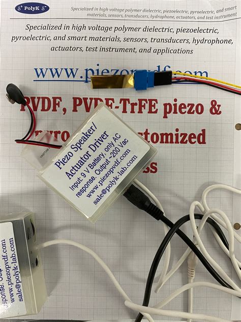Piezo Pvdf Eap Acutator And Speaker With Driver