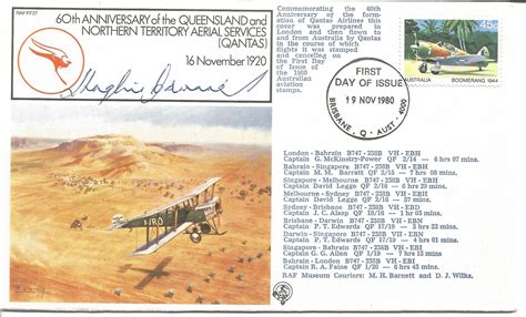 Air Commodore Sir Hughie Idwal Edwards Signed 60th Anniversa