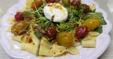 부라타 냉 샐러드 파스타 만들기