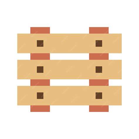 Premium Vector Wood Crate Pixel Art For Your Needs