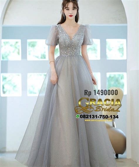 Jual Gaun Pesta Mewah Gaun Bridesmaid Model Baju Tile Model Rambut