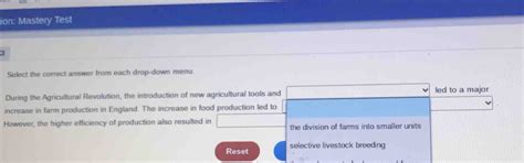 Solved Ion Mastery Test 3 Select The Correct Answer From Each Drop