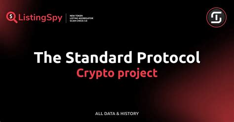 The Standard Protocol Crypto Project Tst Token Listings Events