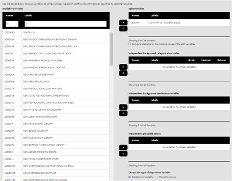 Linear Regression Ralsa The R Analyzer For Large Scale Assessments