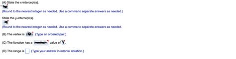 Solved Use The Given Graph Of The Function To Find The Chegg Com