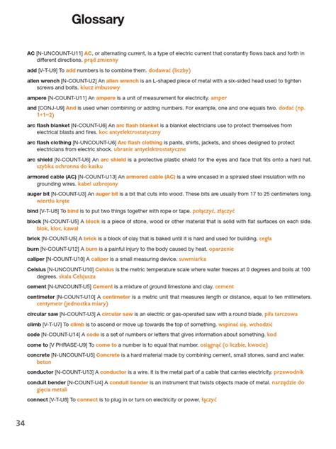 1 Esp Electrician B1 Glossary Pdf Electrical Connector Wire