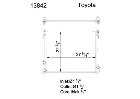 Lynol Truck Parts Automotive Radiator 13842 Auto Radiator