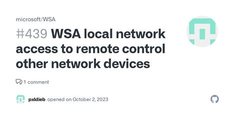 WSA Local Network Access To Remote Control Other Network Devices Issue Microsoft WSA