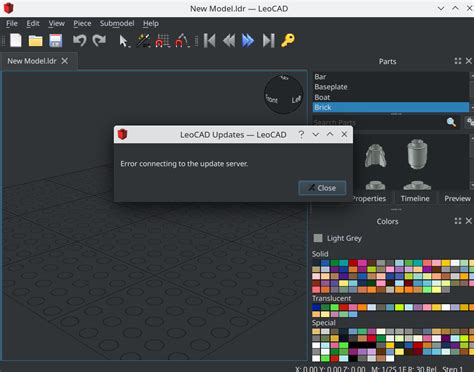 Linux Appimage Leocad Linux 2106 X8664appimage Has A Strange Error