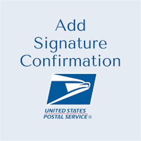 Usps Signature Confirmation Etsy
