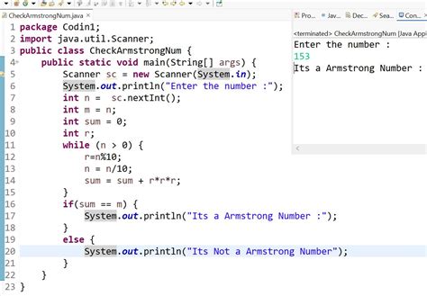 Java Armstrongnumber Codingpractice Corejava Freshersintech