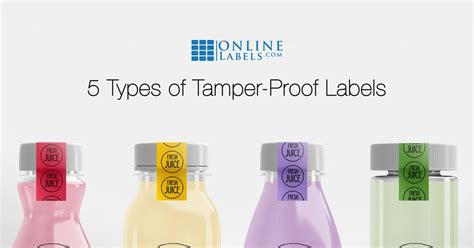 5 Popular Tamper Proof Labels And How To Design For Them