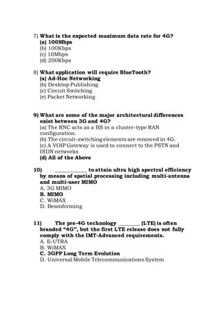 Wireless Networks Mcq DOCX