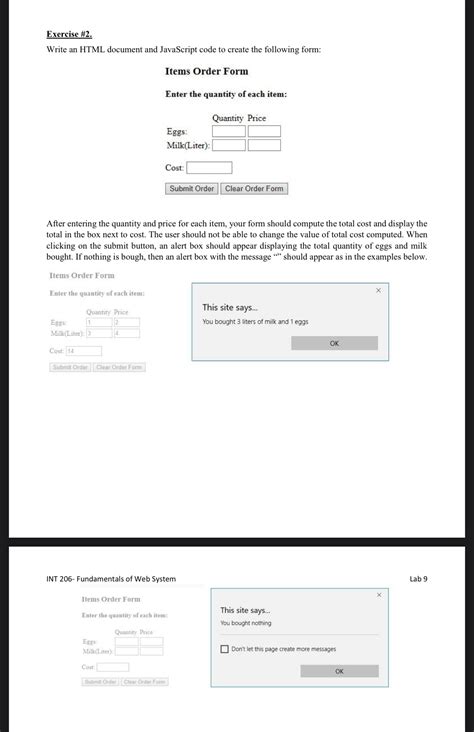Exercise 2 Write An HTML Document And JavaScript Chegg Com