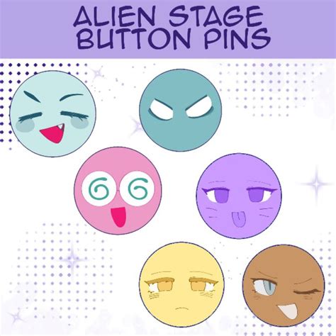 Jual Alnst Alien Stage Button Pins Fanmerch Shopee Indonesia