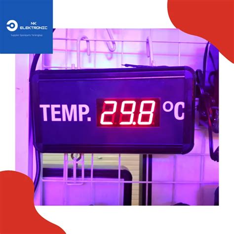 DISPLAY TERMOMETER RUANGAN 30X15CM Uniled