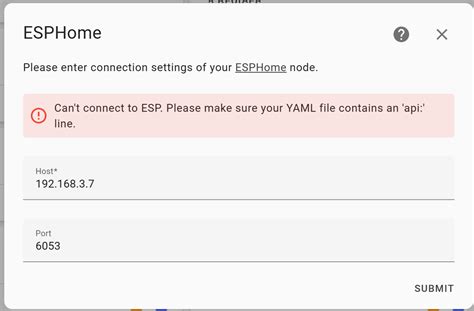 Cant Add Esphome Device Connected Via Wireguard Esphome Home