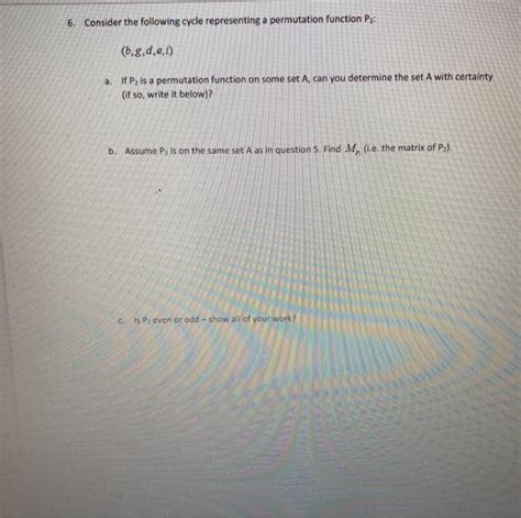 solved 6 consider the following cycle representing a