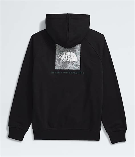 Mens Raglan Box Nse Tailgrid Infill Hoodie The North Face