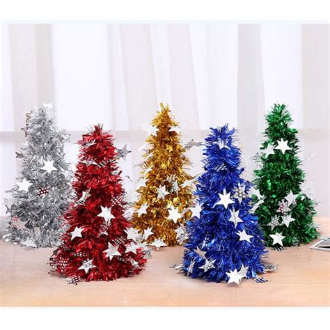 Set 5 Mini Braduti De Craciuni Decorativi Multicolor Emagro