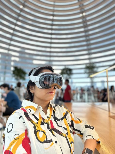 Noopur Joshi On Linkedin I Just Experienced The Apple Vision Pro At Apple Marina And Im Still