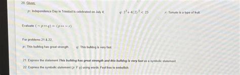 Solved For Problems Express The Following Notations Chegg