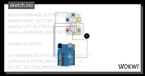 Button Switch With Buzzer Wokwi Esp32 Stm32 Arduino Simulator