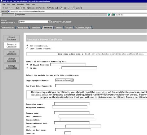 csr generation iplanet 4 x and sunone application server 6 x leaderssl