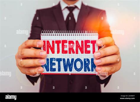 Writing Note Showing Internet Network Business Concept For Connects