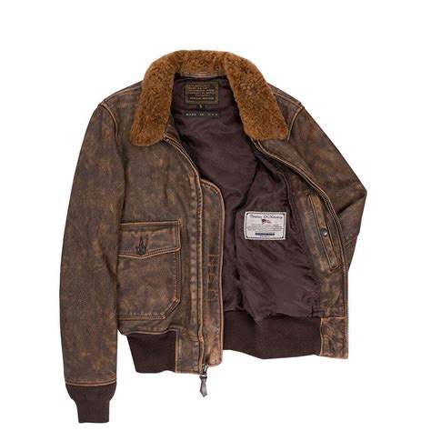 Cockpit Usa Avenger G 1 Bomber Jacket Brown Z21p007 Made In Usa Ebay