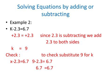 PPT Chapter 1 1 2 Solving Equations By Adding Or Subtracting PowerPoint Presentation ID 2510784