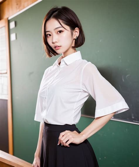 Ai야 학생 가르치는 선생님 눈나들 그려줘 후방주의