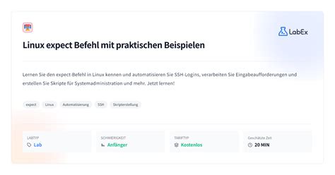 Linux Expect Tutorial Automatisierung Mit Praktischen Beispielen Labex