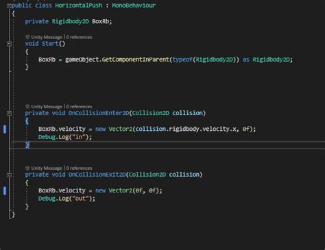 Oncollisionenter2d Not Working Unity Engine Unity Discussions