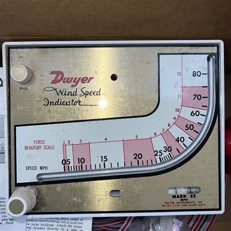 Dwyer Wind Speed Indicator
