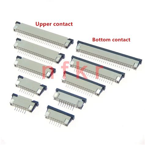 10pcs 1 0mm Pitch Fpc Connector Drawer Type Upper Bottom Contact Type Socket Ffc Flat Cable 10pcs 1 0mm Pitch Fpc Connector Drawer Type Upper Bottom Contact Type Socket Ffc Flat Cable