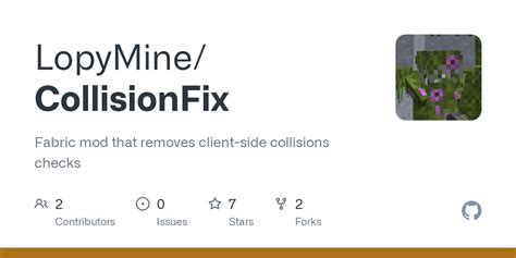 GitHub LopyMine CollisionFix Fabric Mod That Removes Client Side Collisions Checks