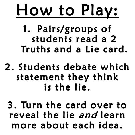 Halloween Two Truths And A Lie Game Flying Colors Science