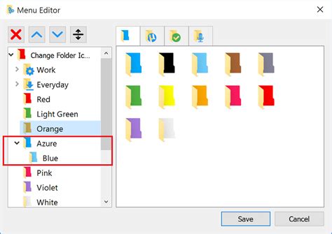 Customize The Folderico Explorer Menu Add Icons