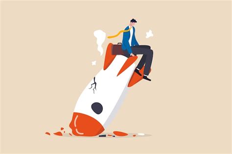 premium vector fail start up business new business risk or