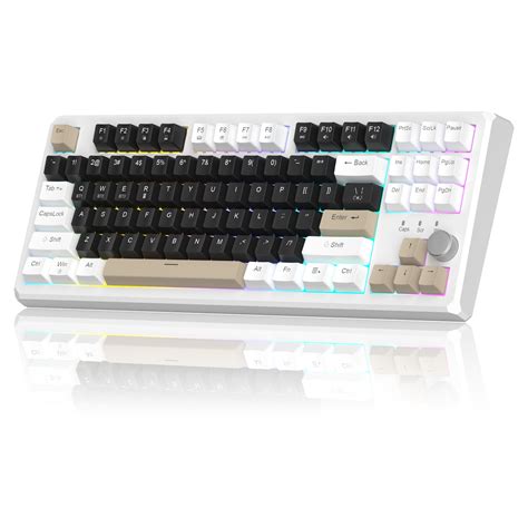 Amazon Com MageGee Wireless Creamy Mechanical Keyboard Gasket Blue Tooth RGB Backlit Gaming