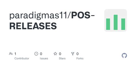 GitHub Paradigmas POS RELEASES