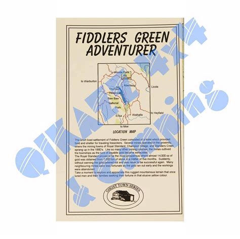 Adventurer Maps Fiddlers Green The Ghost Town Series