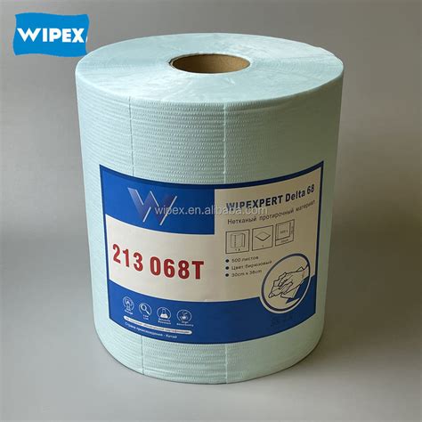 Disposable Industrial Lint Free Wiping Paper Dry Cleaning Wipes Roll